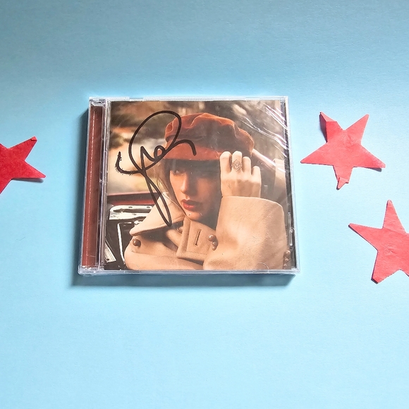Other | Taylor Swift Signed Autographed Red Taylors Version Sealed ...